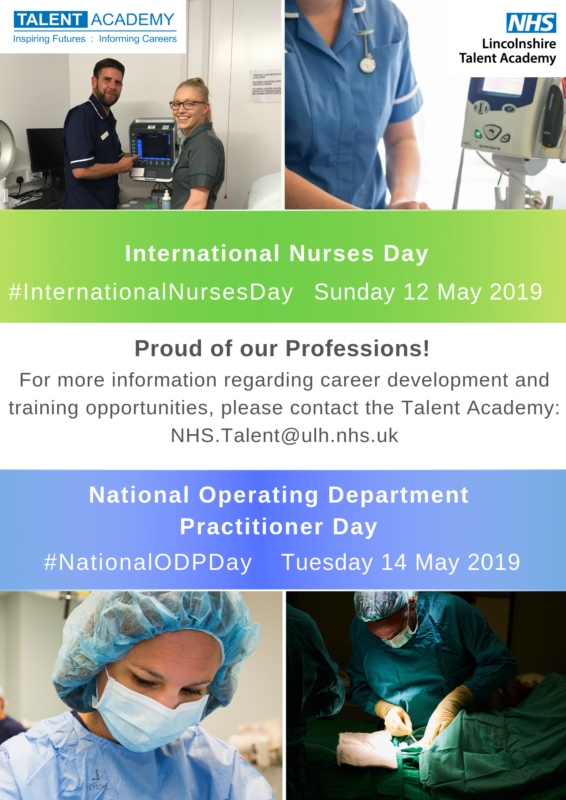 We’re celebrating Nurses day and ODP Day – Proud of our professions ...